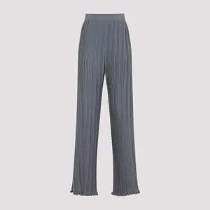 LANVIN Pleated Straight Leg Pants - Grey