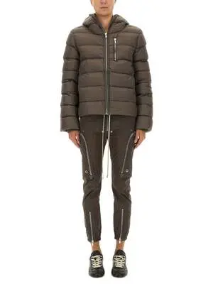 Rick Owens Hooded Puffer Jacket - Grey