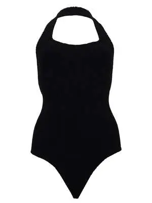 Hunza G HUNZA G Halterneck One-Piece Swimsuit Black