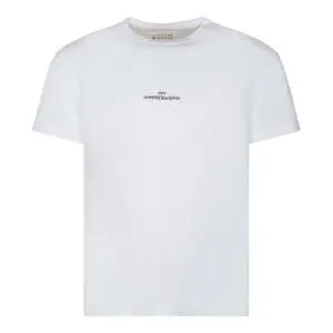 MAISON MARGIELA Distorted Logo T-shirt Regular Fit - White