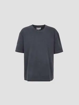 MAISON MARGIELA Oversized Cotton T-shirt - Anthracite