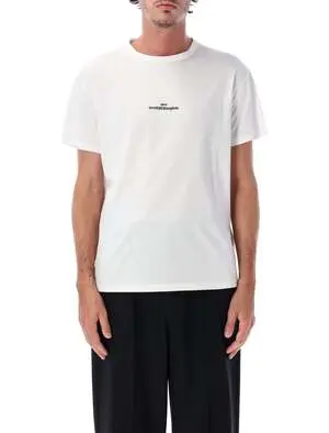 MAISON MARGIELA Graphic Print Cotton T-shirt - Bianco