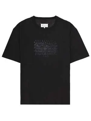MAISON MARGIELA Cotton Numerical T-shirt - Black