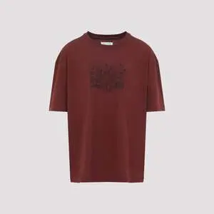 MAISON MARGIELA Cotton Numerical T-shirt - Red