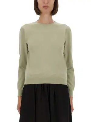 MAISON MARGIELA Wool Crew Neck T-shirt - Green