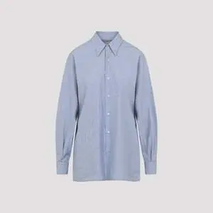 MAISON MARGIELA Striped Shirt - Blue