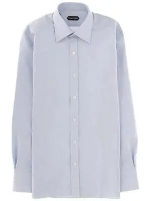 TOM FORD Tom Ford Men's Cotton Button-Down Dress Shirt Multicolour