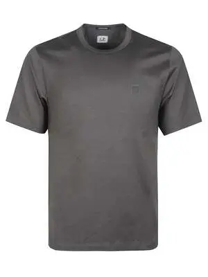 C.P. COMPANY C. P. Company Crew Neck Short Sleeve T-shirt With Front Logo Patch