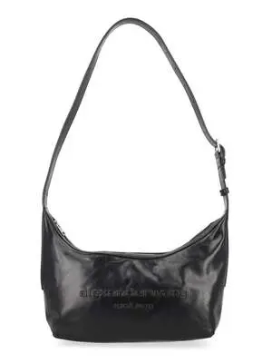 Alexander Wang Mini Leather Shoulder Bag - Black