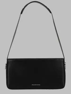 Alexander Wang Mini Leather Shoulder Bag - Black