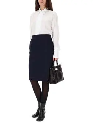 MAISON MARGIELA Midi Skirt - Blue
