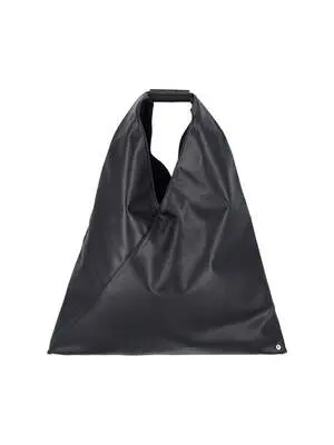 MAISON MARGIELA Mini Polyurethane Handbag - Black
