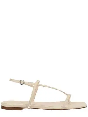 AeydĒ Elegant Leather Thong Sandals - Ivory