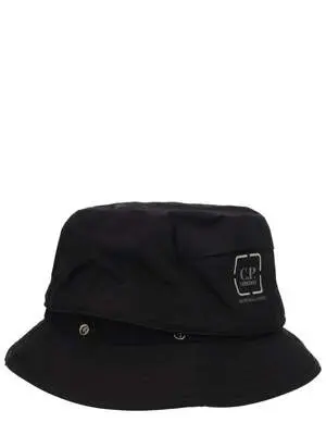 C.P. COMPANY C. P. Company Classic Cotton Hat For Ss26 - Black