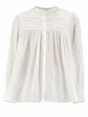 MARANT ETOILE MARANT ÉTOILE Pintucked Cotton-Viscose Shirt