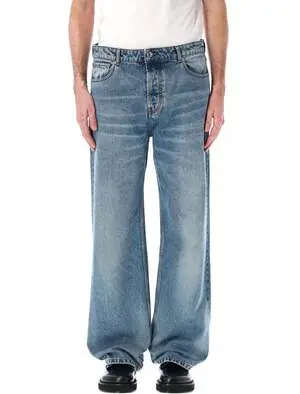 AMI Paris Used Large Fit Jeans - Blue