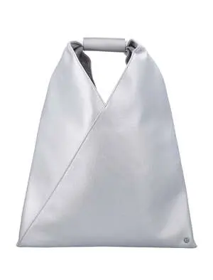 MAISON MARGIELA Small Japanese Tote Bag - Silver