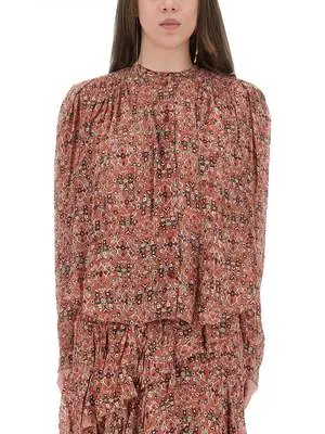 MARANT ETOILE Patterned Shirt - Red