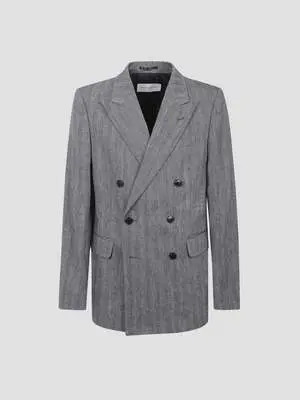 Dries Van Noten Double-breasted Blazer - Black
