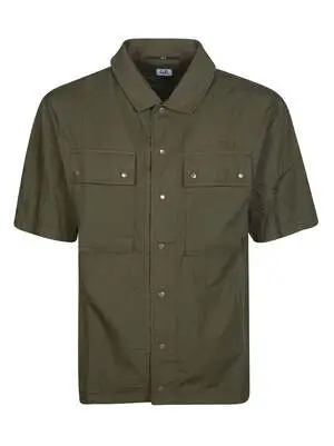 C.P. COMPANY Mini Jacket Shirt Short Style - Verde