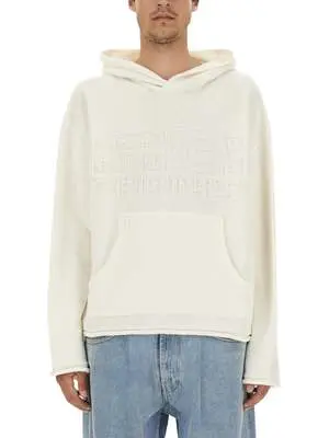 MAISON MARGIELA Cropped Fit T-shirt With Logo