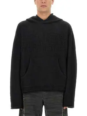 MAISON MARGIELA Virgin Wool Blend Sweatshirt - Black