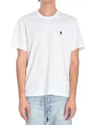 AMI Paris Classic T-shirt With Trusted Design Ss26 - Blanc