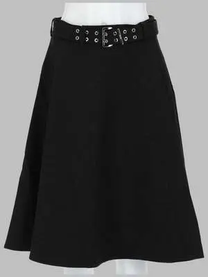 GANNI Belted Mini Skirt