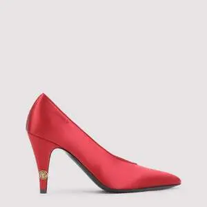Versace Pump T.90 Fabric Decollete - Red