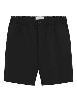 AMI Paris Elasticated Waist Shorts - Noir