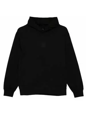 C.P. COMPANY Logo Detail Hoodie - Black