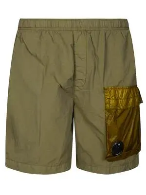 C.P. COMPANY Mini Bermuda Pocket Shorts - Beige