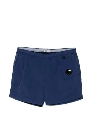 C.P. COMPANY Mini Stanech Shorts With Internal Drawstring - Blue