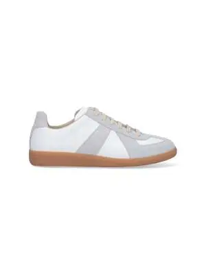 MAISON MARGIELA 2.5 Cm Sole Leather Sneakers - White