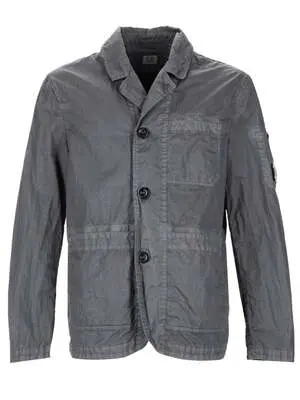C.P. COMPANY C. P. Company Regular Fit Lightweight Jacket - Grey
