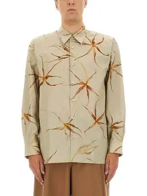 Dries Van Noten Cotton Shirt With "tulip" Print