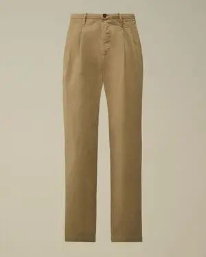 C.P. COMPANY Loose Fit Pleated Trousers - Anphora