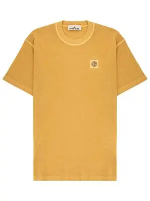 Stone Island Classic Cotton T-shirt Ss26 Edition - Yellow