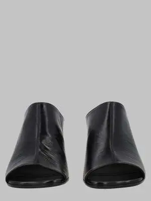 MAISON MARGIELA Leather Open-toe Mules - Black