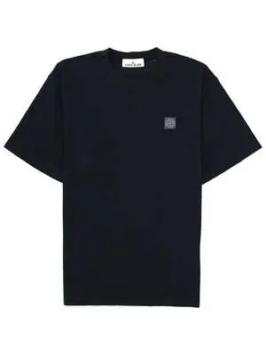 Stone Island Classic T-shirt With Premium Cotton - Blue