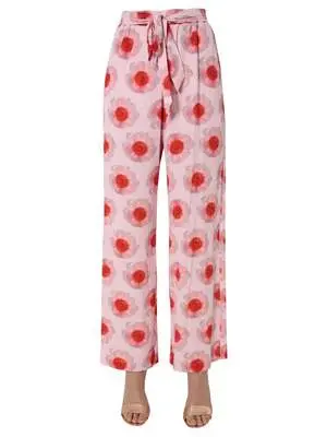 Baum Und Pferdgarten Floral Print Wide Leg Trousers - Pink