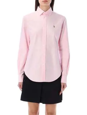 Polo Ralph Lauren Oxford Cotton Striped Shirt With Embroidered Logo