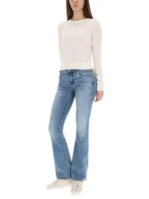 DIESEL® DIESEL High-Waisted Flare Jeans Denim