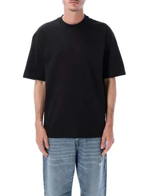 DIESEL® Relaxed Fit T-shirt With Bold Logo Size - Nero