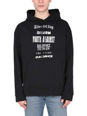 Raf Simons Rites Of Joy" Graphic Print Hoodie