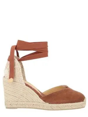 CastaÑer Espadrille Wedge Sandals With Ankle Tie