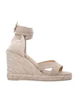 CastaÑer Refined Canvas Espadrille Wedges With 8 Cm Heel