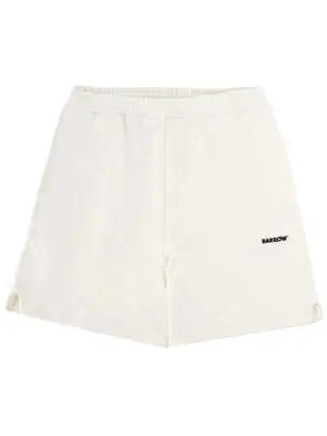 BARROW Cotton Mini Shorts - White