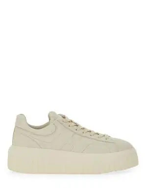 Hogan HOGAN H-Stripes Platform Sneakers Ivory