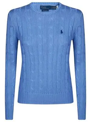 Polo Ralph Lauren Twist Knit Crewneck Sweater For - Azzurro